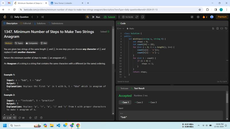 Tanu Tomar on LinkedIn: #100daysofcodechallenge #day81 #leetcode # ... Tanu Tomar on LinkedIn: #100daysofcodechallenge #day81 #leetcode # ...
