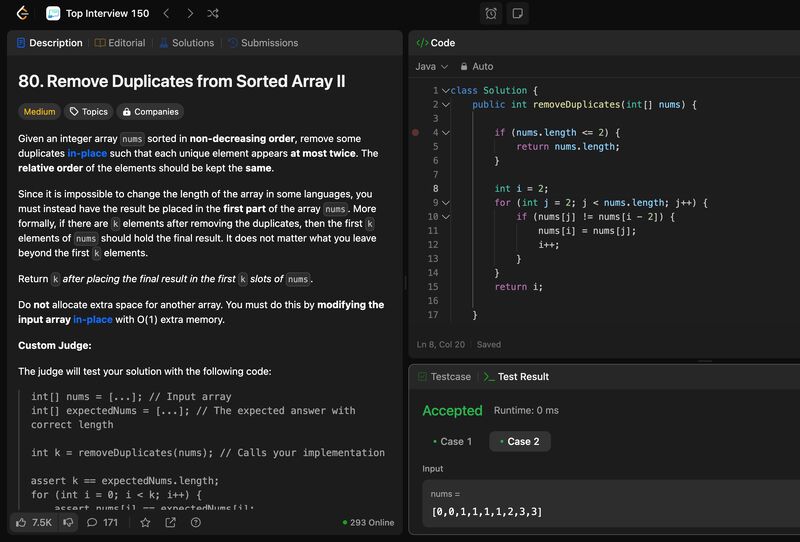 #leetcode #coding #java #problemsolving #twopointers #leetcode75 ... #leetcode #coding #java #problemsolving #twopointers #leetcode75 ...