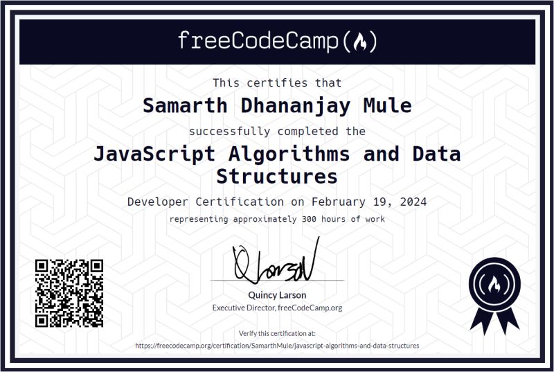 Samarth Mule on LinkedIn: #javascript #algorithms #datastructures # ... Samarth Mule on LinkedIn: #javascript #algorithms #datastructures # ...
