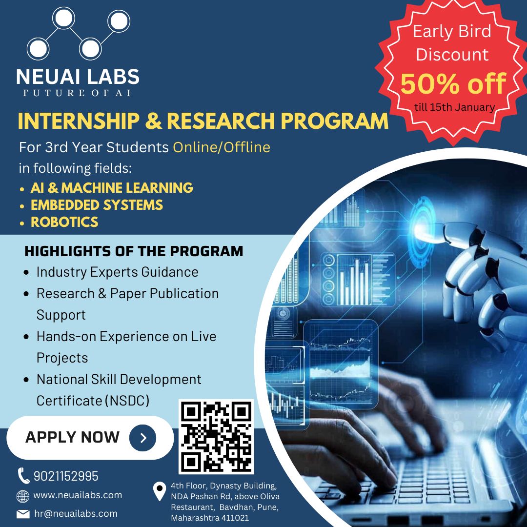 NeuAI Labs on LinkedIn: #aiinternship #machinelearninginternship # ... NeuAI Labs on LinkedIn: #aiinternship #machinelearninginternship # ...