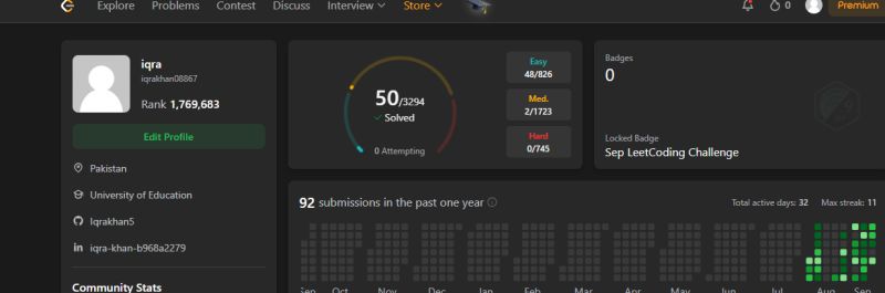 Iqra Khan on LinkedIn: #leetcode #coding | 17 comments Iqra Khan on LinkedIn: #leetcode #coding | 17 comments