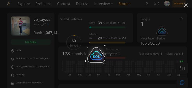 Vasant Bhosale on LinkedIn: #sql #mysql #leetcode #sqltop50 # ... Vasant Bhosale on LinkedIn: #sql #mysql #leetcode #sqltop50 # ...