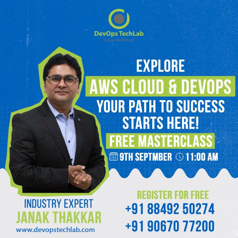 🌟 Join our AWS Cloud & DevOps Free Demo Session! | Janak Thakkar 🌟 Join our AWS Cloud & DevOps Free Demo Session! | Janak Thakkar