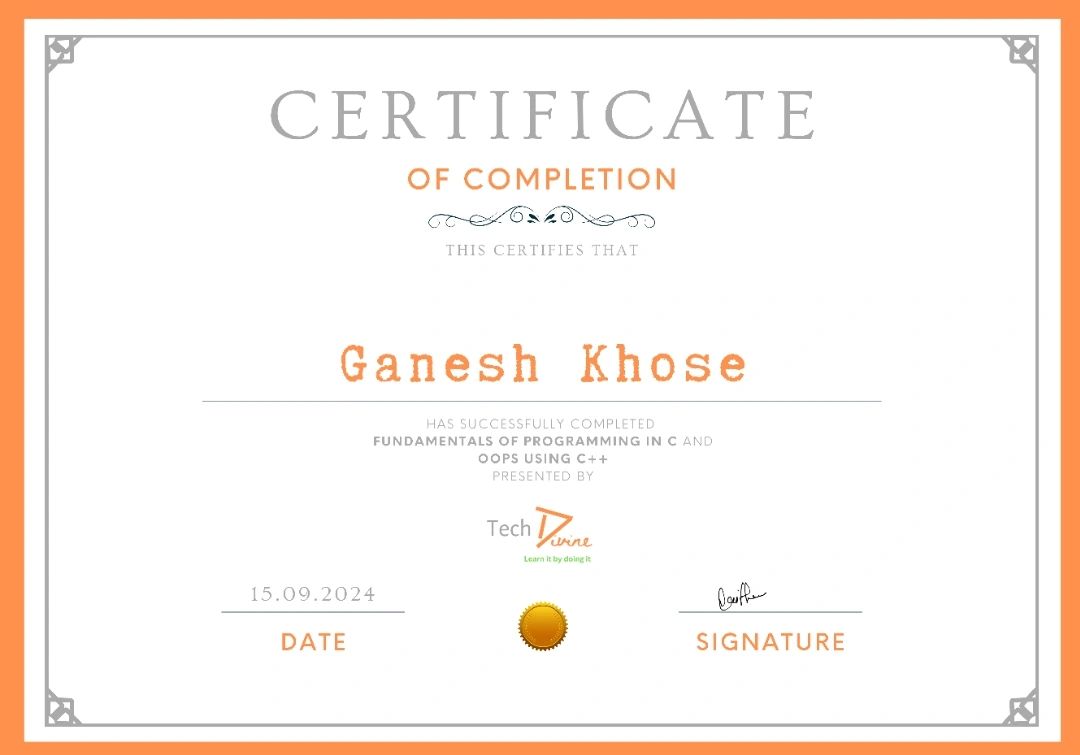 Ganesh Khose on LinkedIn: #cplusplus #oop #programming #skillbuilding # ... Ganesh Khose on LinkedIn: #cplusplus #oop #programming #skillbuilding # ...