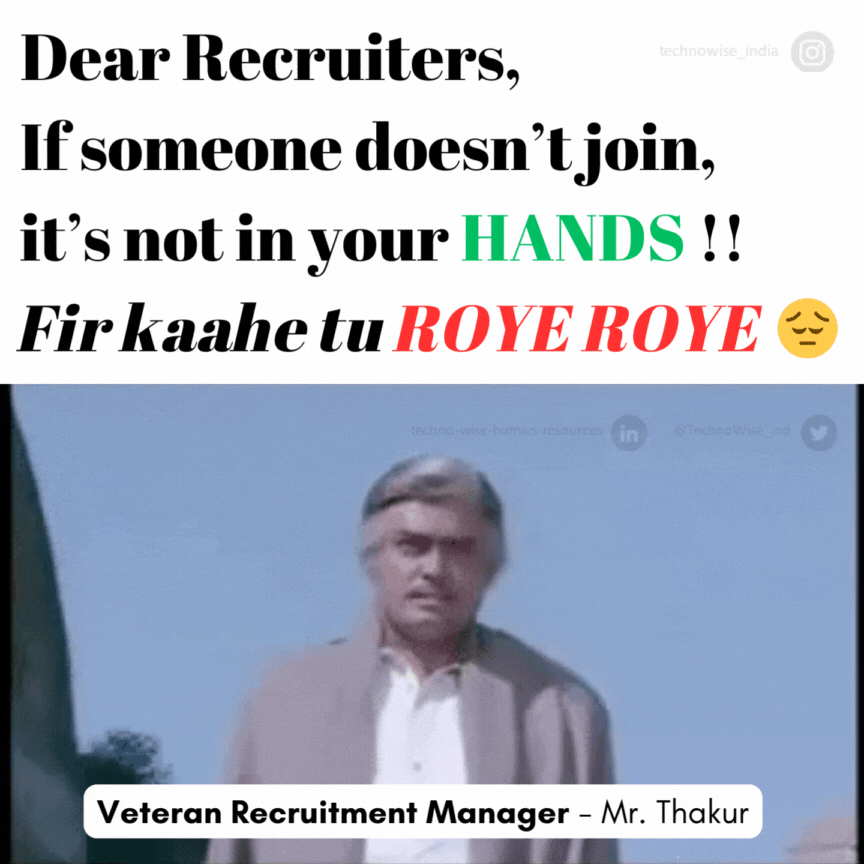 Techno Wise - Recruitment Solutions on LinkedIn: #recruiter # ... Techno Wise - Recruitment Solutions on LinkedIn: #recruiter # ...
