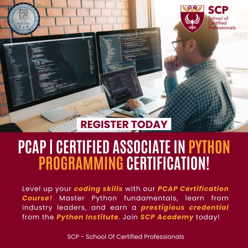 SCP - School Of Certified Professionals on LinkedIn: #pcap #pcapcourse ... SCP - School Of Certified Professionals on LinkedIn: #pcap #pcapcourse ...