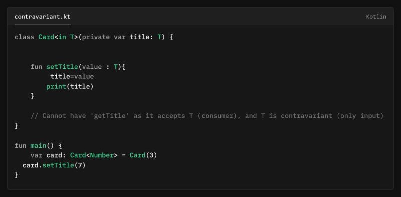 Banti Rajak on LinkedIn: Exploring Kotlin Generics with Variance ... Banti Rajak on LinkedIn: Exploring Kotlin Generics with Variance ...