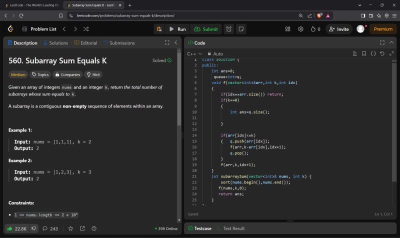 #leetcode #100daysofcode #hashing #prefixsum #coding | indrajeet kokate #leetcode #100daysofcode #hashing #prefixsum #coding | indrajeet kokate