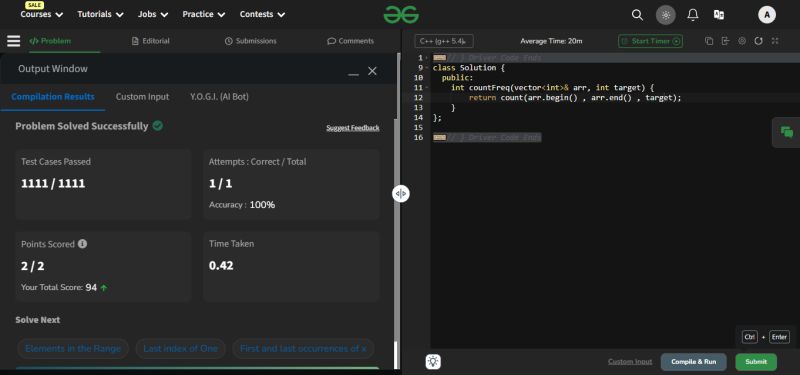 Aarya Shrivaastava on LinkedIn: #drgviswanathan #cplusplus #gfg # ... Aarya Shrivaastava on LinkedIn: #drgviswanathan #cplusplus #gfg # ...