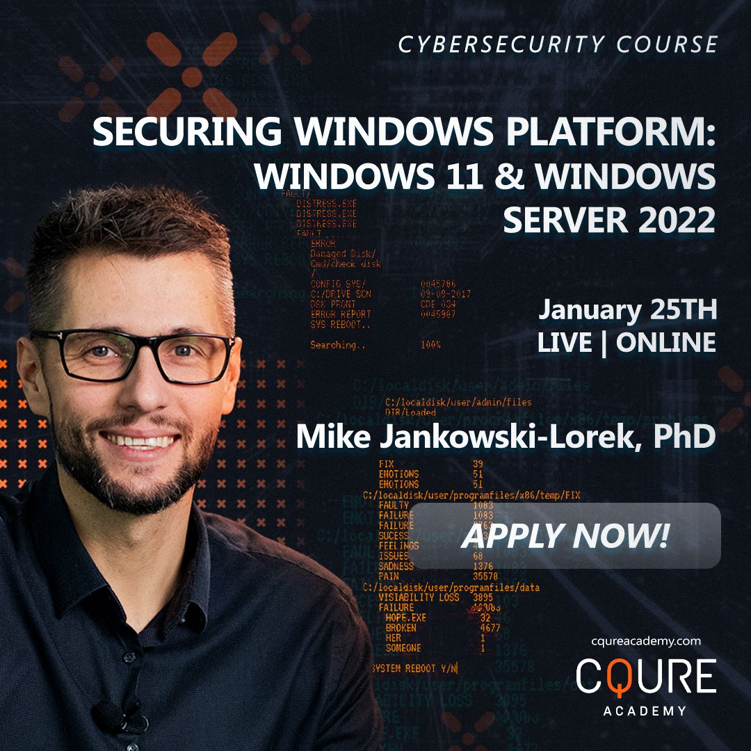 CQURE Academy on LinkedIn: Securing Windows Platform: Windows 11 ... CQURE Academy on LinkedIn: Securing Windows Platform: Windows 11 ...