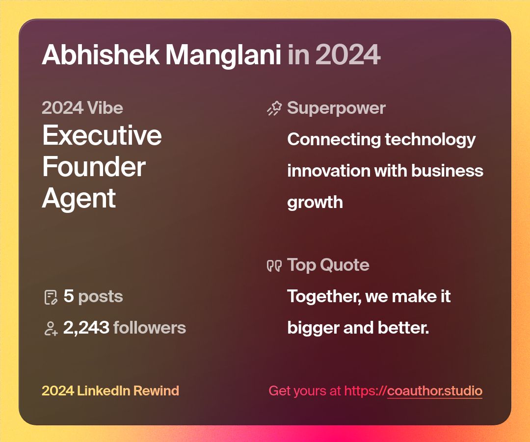 Abhishek Manglani on LinkedIn: #eventtech #entrepreneurship # ... Abhishek Manglani on LinkedIn: #eventtech #entrepreneurship # ...