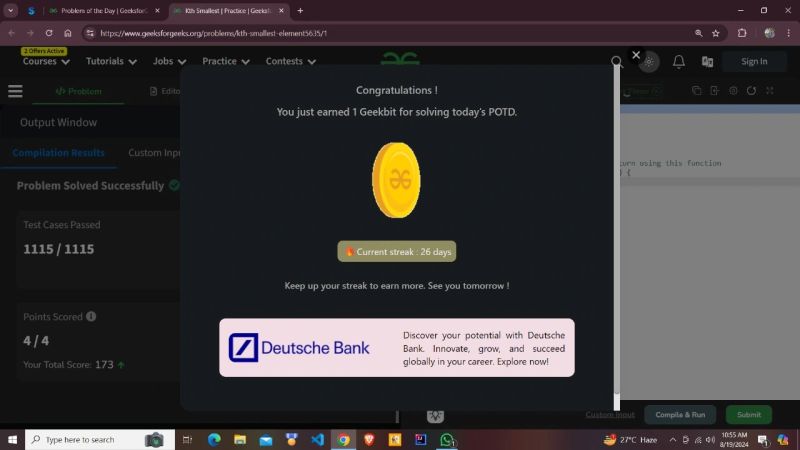 Kripanshu Gupta on LinkedIn: #potd #geekstreak2024 Kripanshu Gupta on LinkedIn: #potd #geekstreak2024