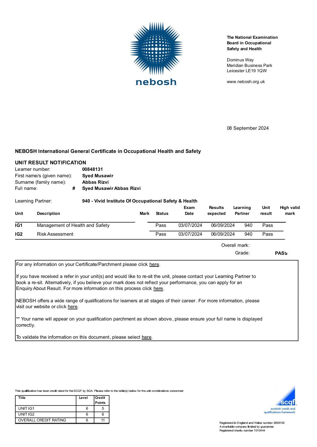 Syed Musawir Abbas Rizvi on LinkedIn: #neboshigc #ohs Syed Musawir Abbas Rizvi on LinkedIn: #neboshigc #ohs