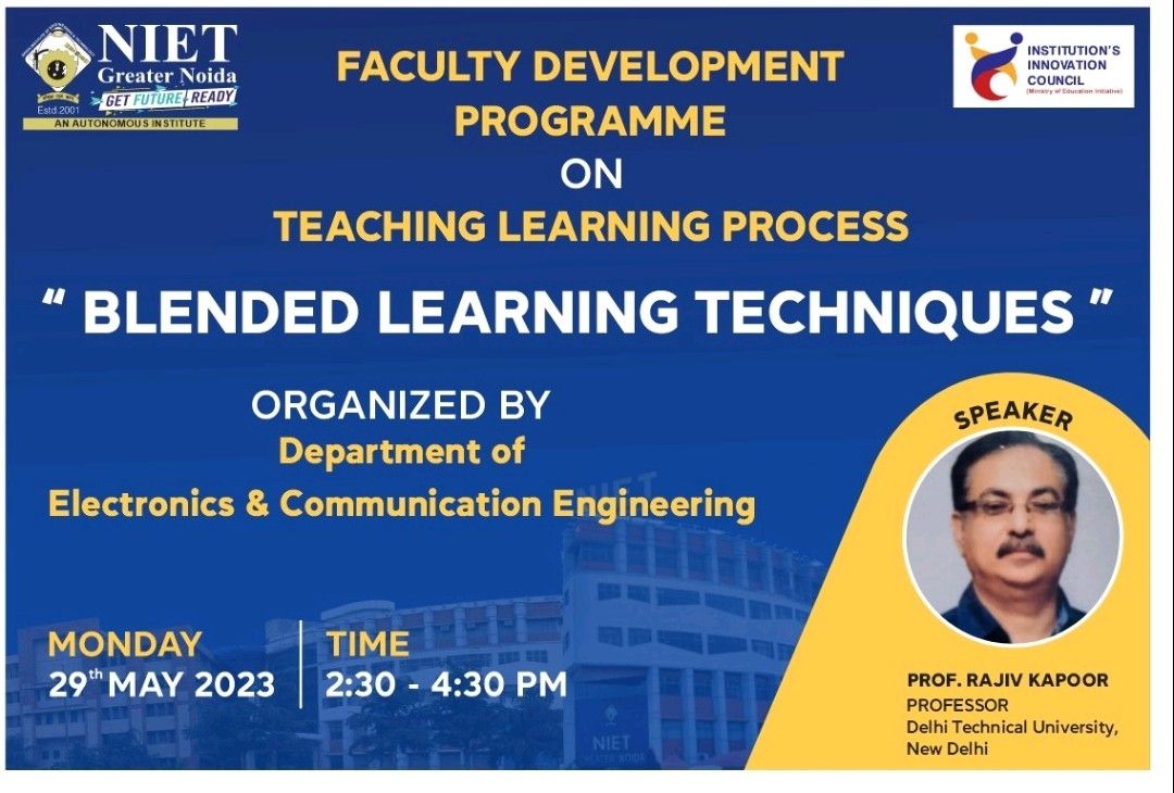 Department of ECE NIET Greater Noida on LinkedIn: #niet #ece #fdp Department of ECE NIET Greater Noida on LinkedIn: #niet #ece #fdp
