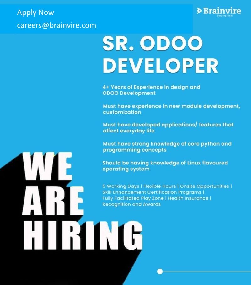 Nitin Gupta on LinkedIn: #hiring #odoo #ahmedabadhiring #mumbaihiring # ... Nitin Gupta on LinkedIn: #hiring #odoo #ahmedabadhiring #mumbaihiring # ...