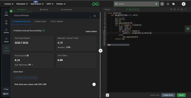#dsa #python #geeksforgeeks #160daysofcode #placementprep # ... #dsa #python #geeksforgeeks #160daysofcode #placementprep # ...