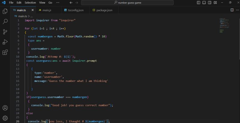 Saadia Saleem on LinkedIn: #typescript #codechallenge #programmer #nodejs Saadia Saleem on LinkedIn: #typescript #codechallenge #programmer #nodejs