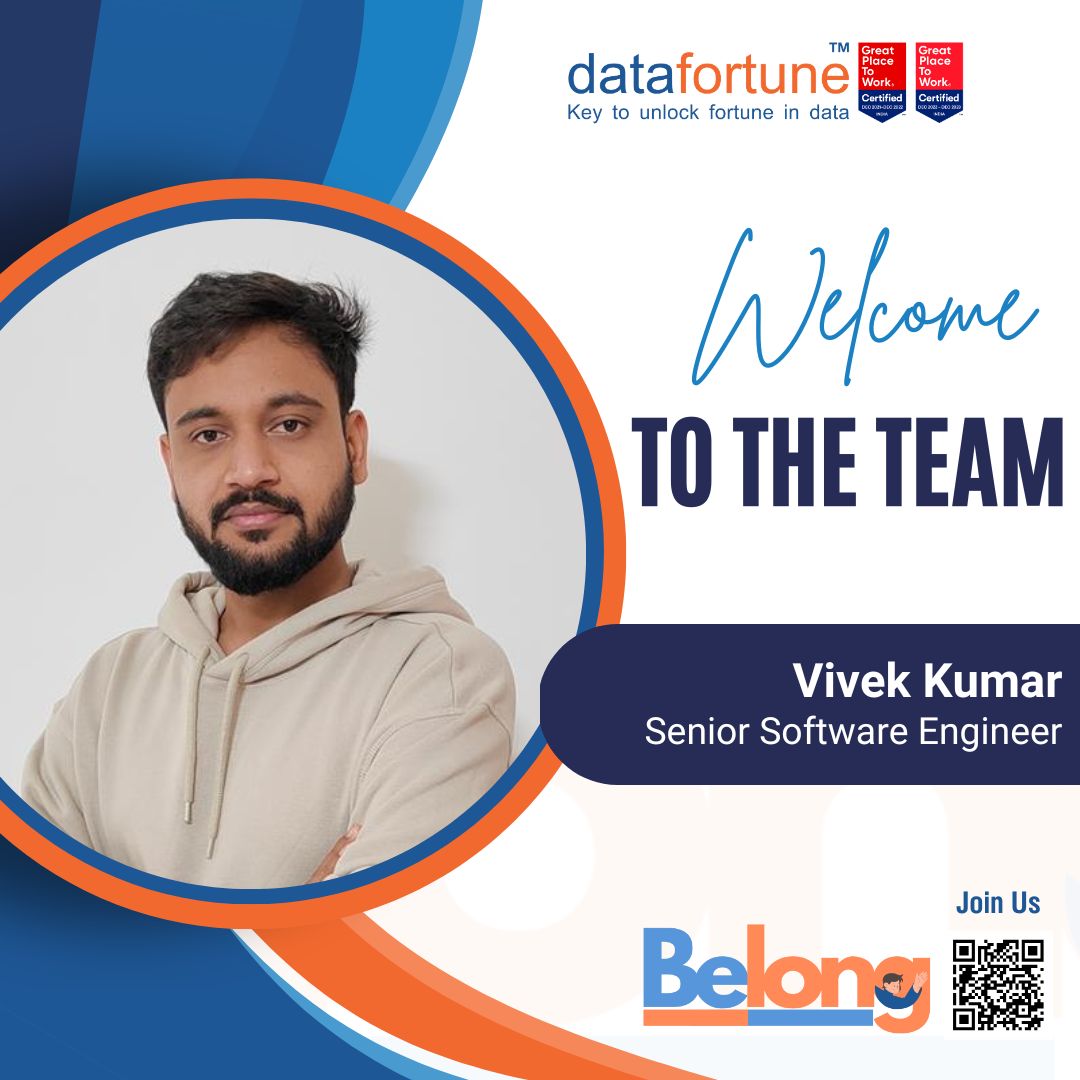 Datafortune on LinkedIn: Please give a warm welcome to Vivek Kumar our ... Datafortune on LinkedIn: Please give a warm welcome to Vivek Kumar our ...