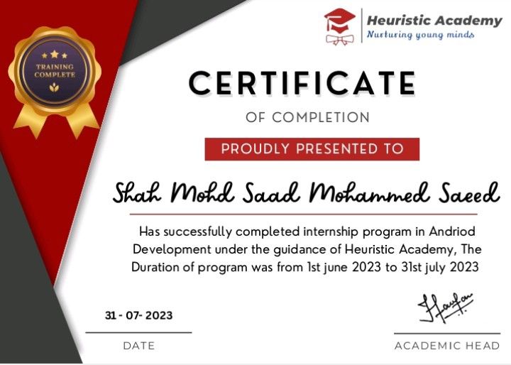 Saad Shah on LinkedIn: I am Glad to inform that I have Successfully ... Saad Shah on LinkedIn: I am Glad to inform that I have Successfully ...