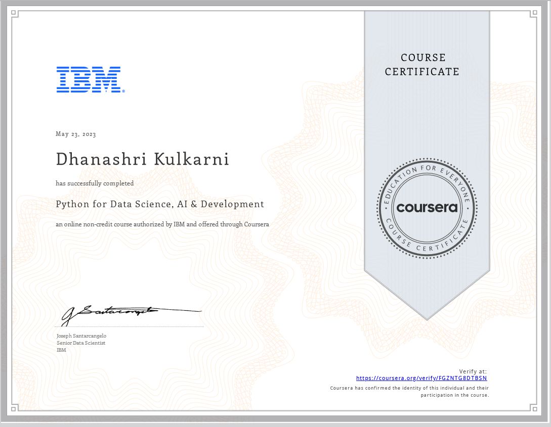 Dhanashri Kulkarni on LinkedIn: #datascience #python #ai # ... Dhanashri Kulkarni on LinkedIn: #datascience #python #ai # ...