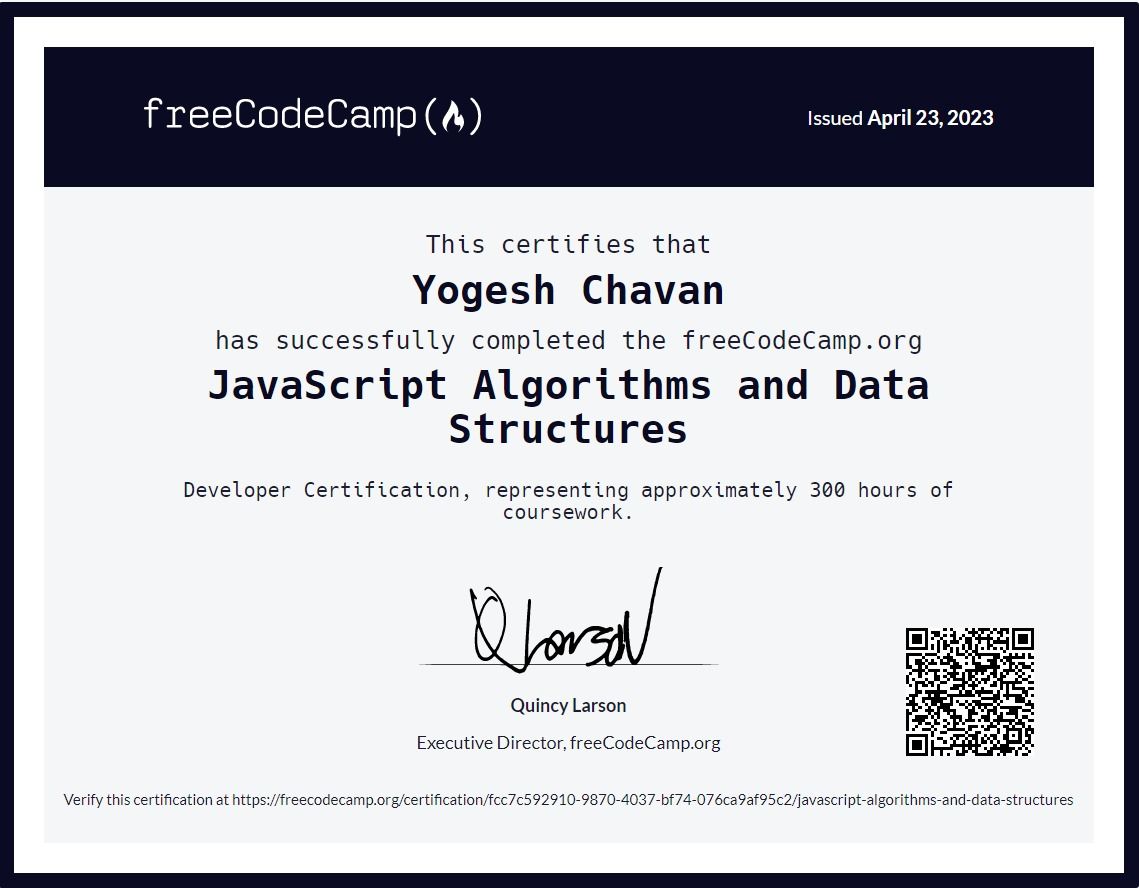 Yogesh Chavan on LinkedIn: #javascript #datastructures #algorithms Yogesh Chavan on LinkedIn: #javascript #datastructures #algorithms