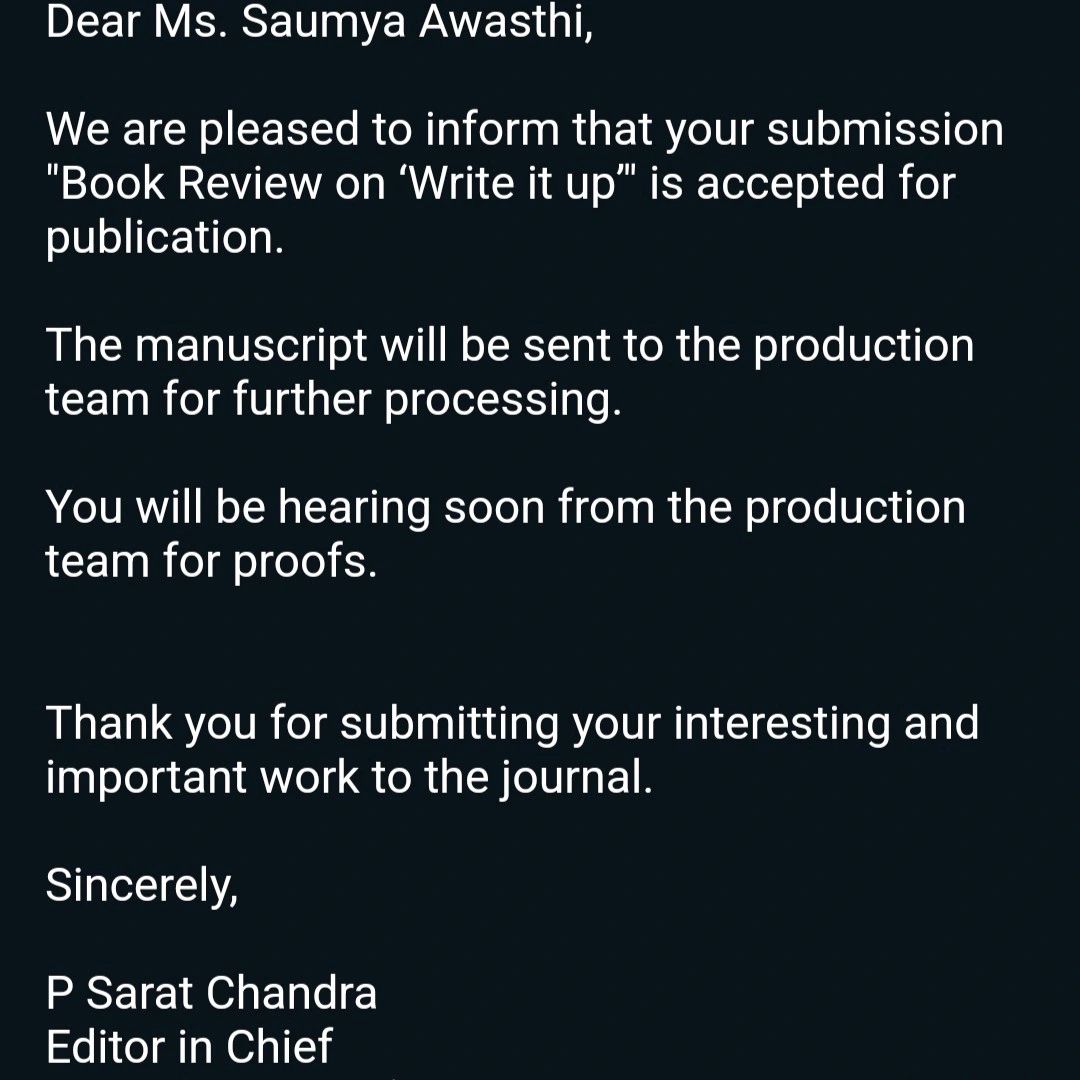 Saumya Awasthi on LinkedIn: #academicachievement #research | 19 comments Saumya Awasthi on LinkedIn: #academicachievement #research | 19 comments