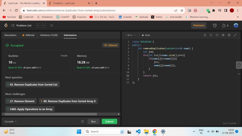 Shivendra Patel on LinkedIn: #100daychallenge #keepcoding #leetcode # ... Shivendra Patel on LinkedIn: #100daychallenge #keepcoding #leetcode # ...
