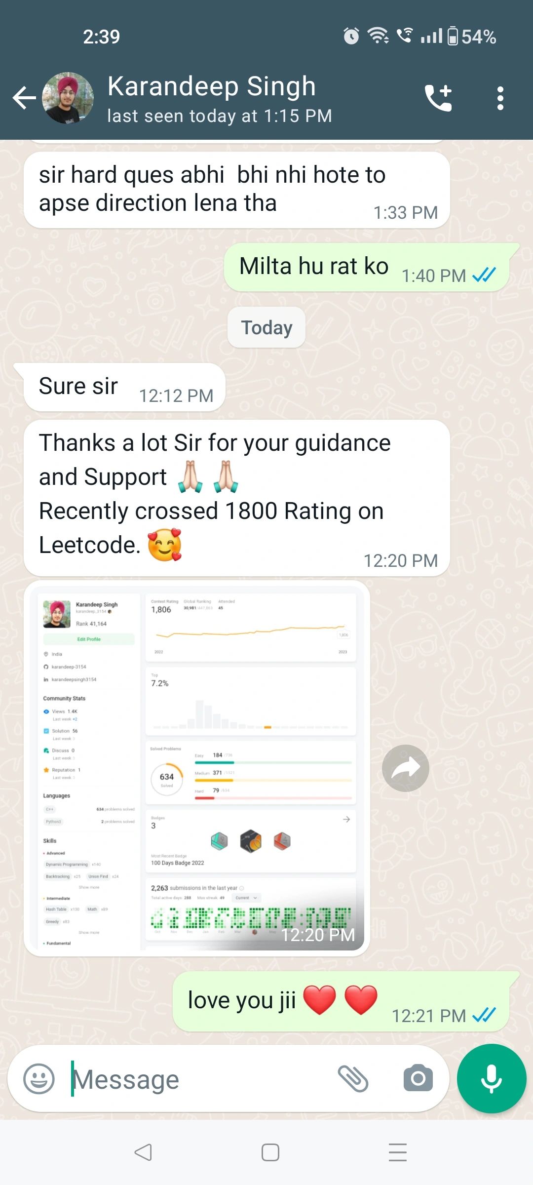 Kumar K on LinkedIn: #kumark #mentoring #leetcode #codechef #coding Kumar K on LinkedIn: #kumark #mentoring #leetcode #codechef #coding