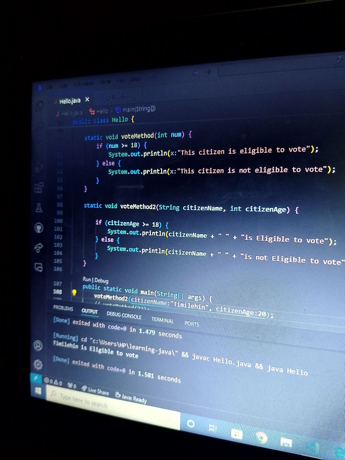 Day 4 of #learning #java | Timi Delad Day 4 of #learning #java | Timi Delad