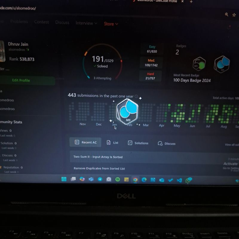 Dhruv Jain on LinkedIn: #100daysofcode #leetcode #problemsolving #dsa # ... Dhruv Jain on LinkedIn: #100daysofcode #leetcode #problemsolving #dsa # ...
