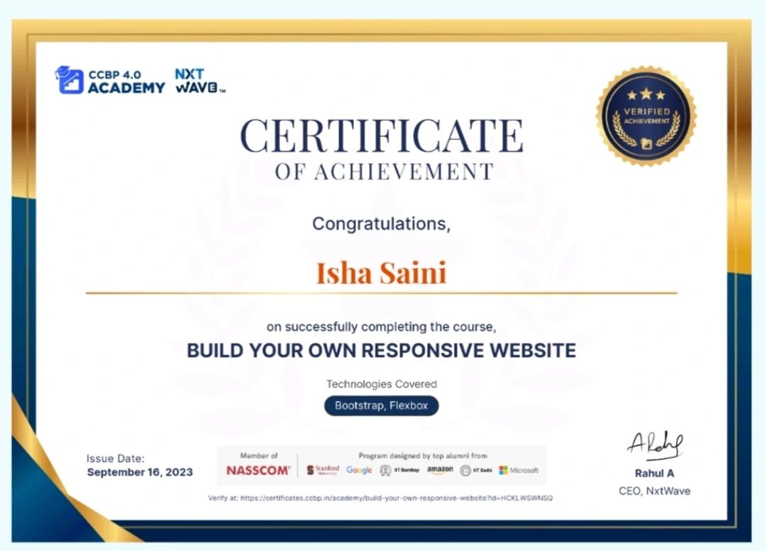 Isha Saini on LinkedIn: #codinglife #html #css #responsivewebsite # ... Isha Saini on LinkedIn: #codinglife #html #css #responsivewebsite # ...