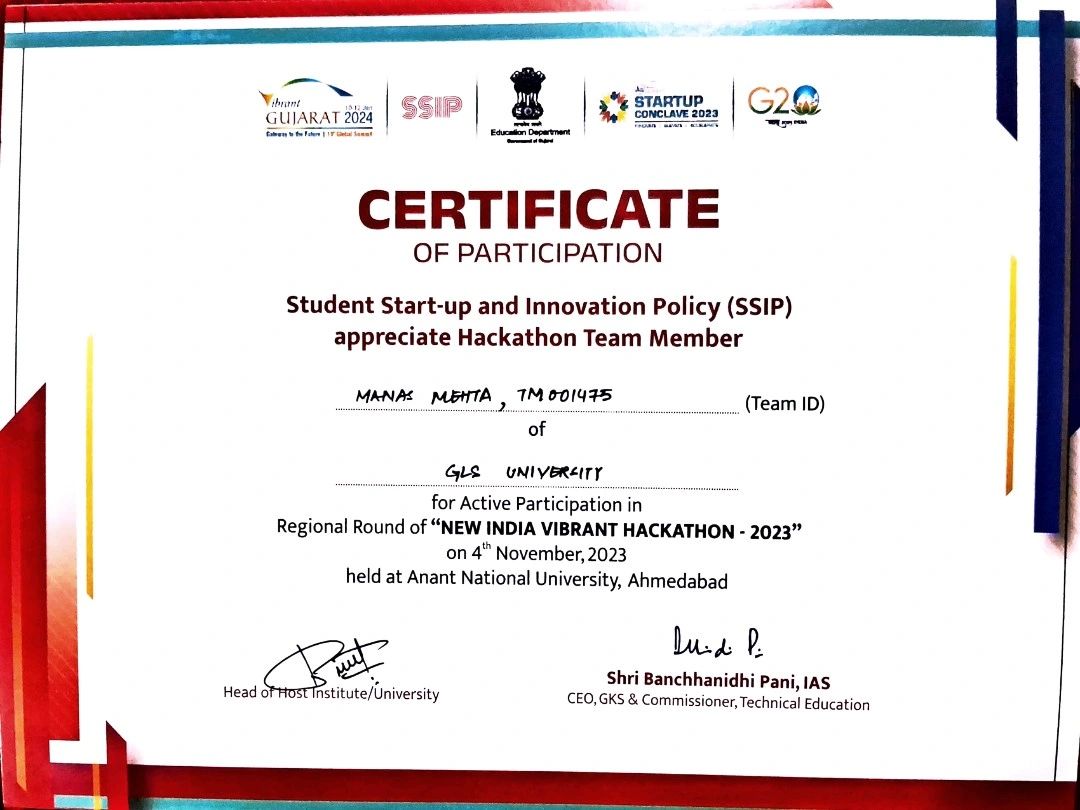 Manas Mehta on LinkedIn: #hackathon #pythonprogramming #pythondeveloper ... Manas Mehta on LinkedIn: #hackathon #pythonprogramming #pythondeveloper ...