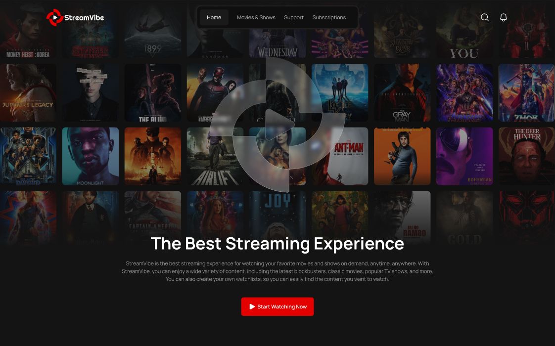 Launched Stream Vibe, a React film streaming site | Ali Taha posted on ... Launched Stream Vibe, a React film streaming site | Ali Taha posted on ...