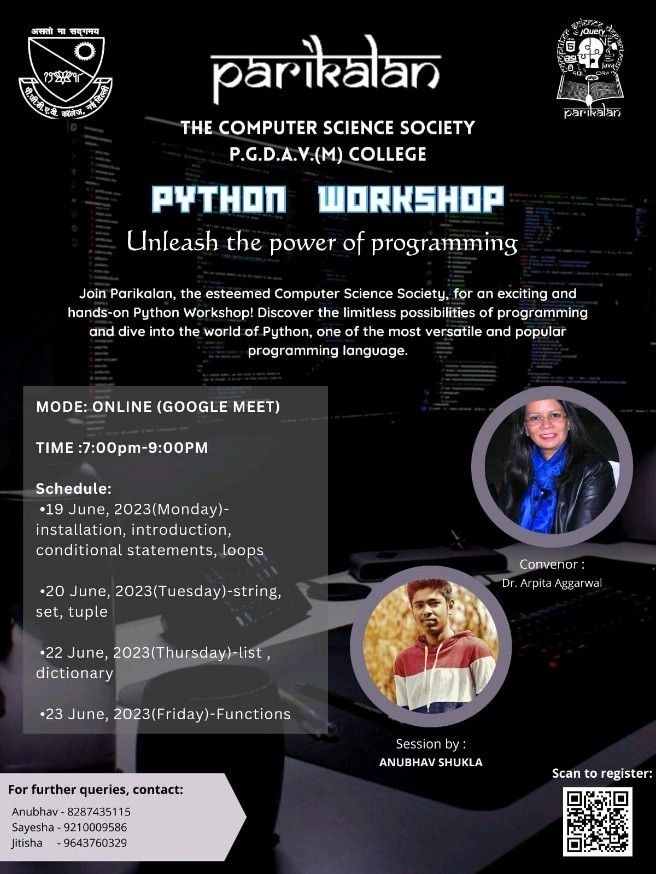 Anubhav Shukla on LinkedIn: #python #pythonworkshop #programming # ... Anubhav Shukla on LinkedIn: #python #pythonworkshop #programming # ...