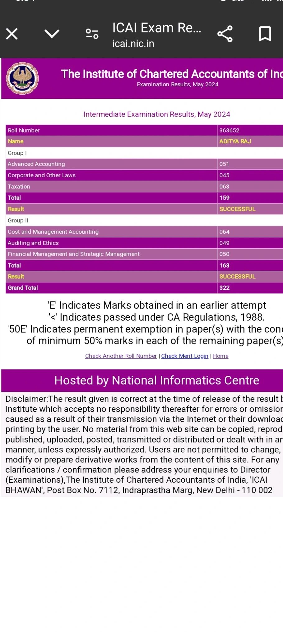 #caintermediate #caresults | Aditya Raj #caintermediate #caresults | Aditya Raj