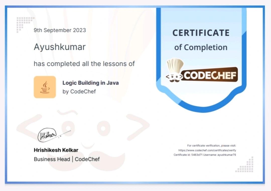Ayush Kumar on LinkedIn: #logicbuildinginjava #javaprogramming # ... Ayush Kumar on LinkedIn: #logicbuildinginjava #javaprogramming # ...
