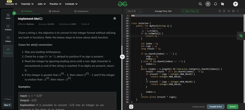 Prakash Singh on LinkedIn: #problemsolving #codingchallenge #java #atoi ... Prakash Singh on LinkedIn: #problemsolving #codingchallenge #java #atoi ...