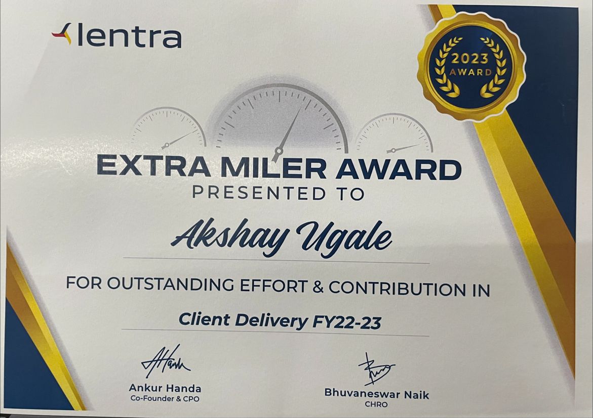 Akshay Ugale on LinkedIn: I want to express my sincere appreciation and ... Akshay Ugale on LinkedIn: I want to express my sincere appreciation and ...