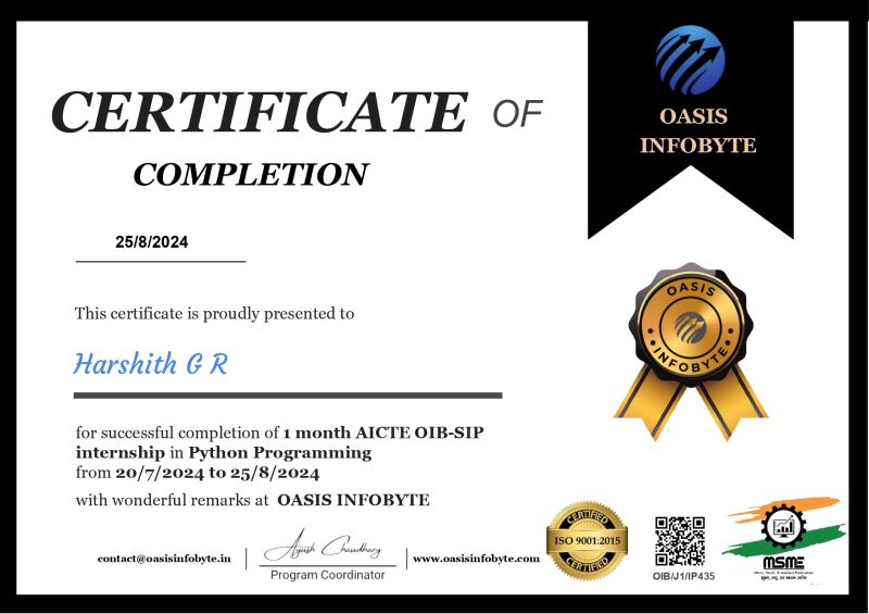 #python #programming #internship #oasisinfobyte #softwaredevelopment ... #python #programming #internship #oasisinfobyte #softwaredevelopment ...