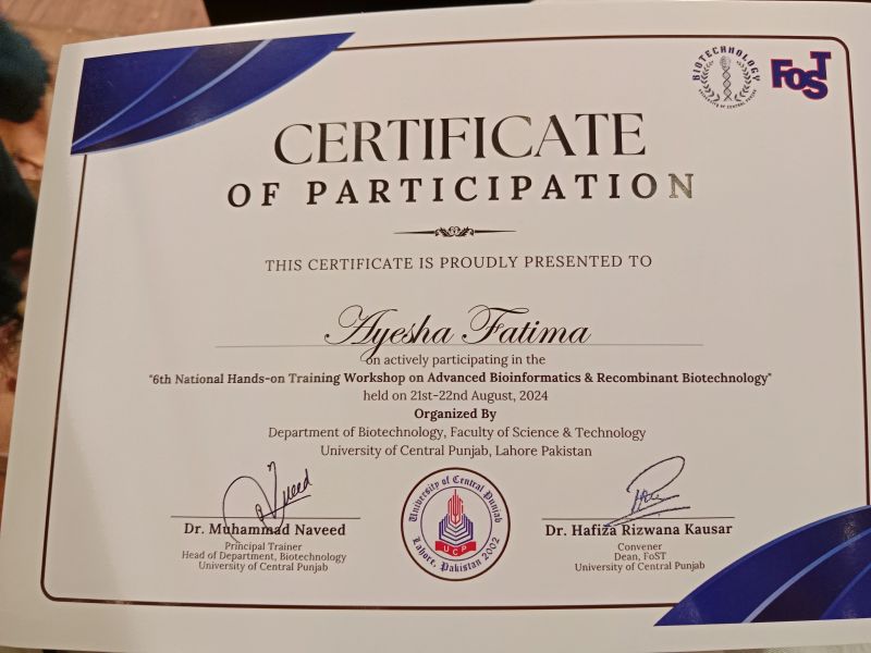 Ayesha Fatima on LinkedIn: Ayesha Fatima on LinkedIn: