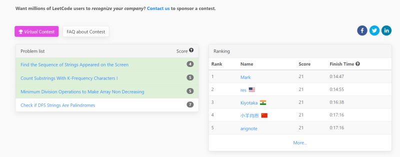 Devang Pardeshi on LinkedIn: #leetcode #problemsolving #weeklycontest # ... Devang Pardeshi on LinkedIn: #leetcode #problemsolving #weeklycontest # ...