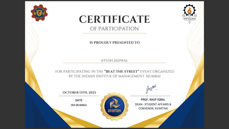 Ayush Jaiswal on LinkedIn: I'm thrilled to announce that I've been part ... Ayush Jaiswal on LinkedIn: I'm thrilled to announce that I've been part ...