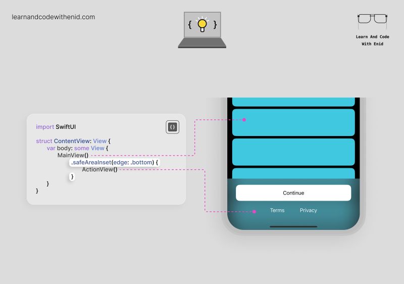 SwiftUI Tip 💡 | Learn And Code With Enid SwiftUI Tip 💡 | Learn And Code With Enid
