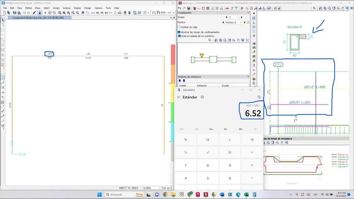 Estuve comparando el Sap2000 y CYPECAD en el diseño de un proyecto que ... Estuve comparando el Sap2000 y CYPECAD en el diseño de un proyecto que ...