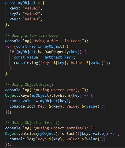 Elmira Naghibi on LinkedIn: How can we iterate over each property of an ... Elmira Naghibi on LinkedIn: How can we iterate over each property of an ...