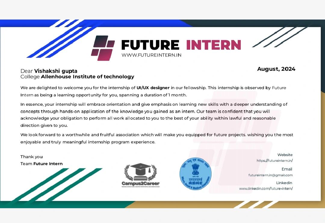 Vishakshi Gupta on LinkedIn: #internship #uiux #design #learning # ... Vishakshi Gupta on LinkedIn: #internship #uiux #design #learning # ...