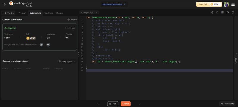 Khushil Bhimani on LinkedIn: #100daysofcode #striver #leetcode # ... Khushil Bhimani on LinkedIn: #100daysofcode #striver #leetcode # ...
