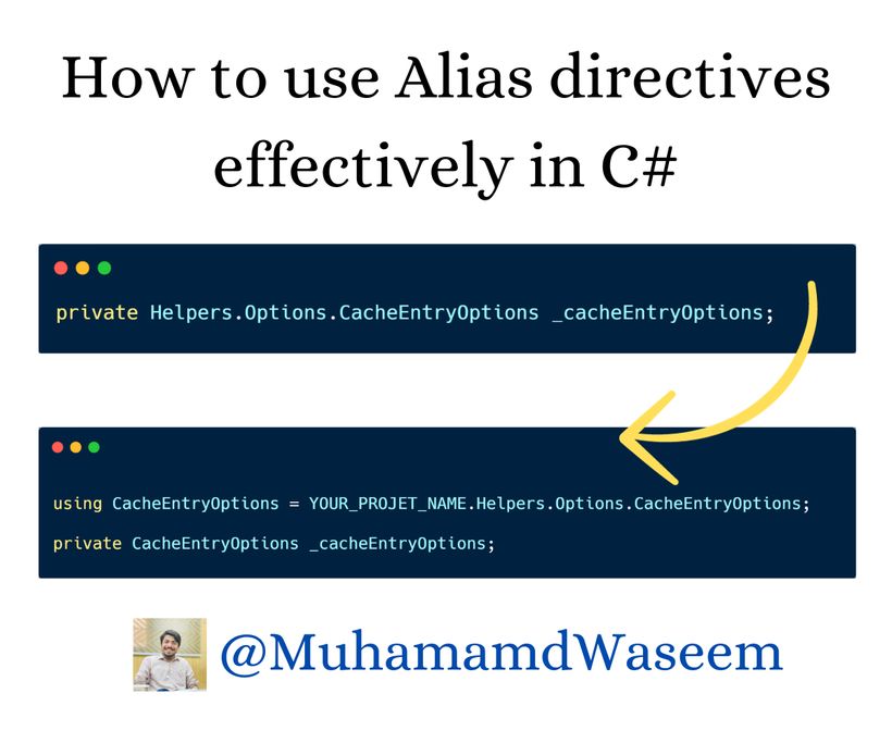 Muhammad Waseem 🇵🇸 on LinkedIn: How to use alias directive effectively ... Muhammad Waseem 🇵🇸 on LinkedIn: How to use alias directive effectively ...