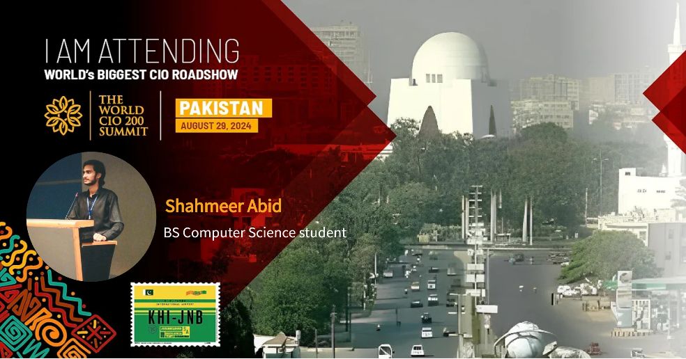 Shahmeer Abid on LinkedIn: #theworldcio200summit #pakistanedition Shahmeer Abid on LinkedIn: #theworldcio200summit #pakistanedition