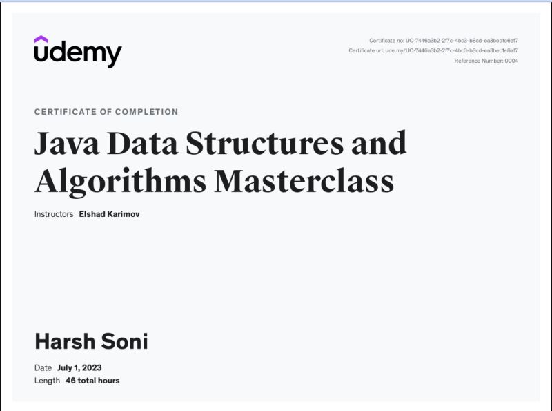 Harsh Soni on LinkedIn: #java #datastructures #algorithms Harsh Soni on LinkedIn: #java #datastructures #algorithms